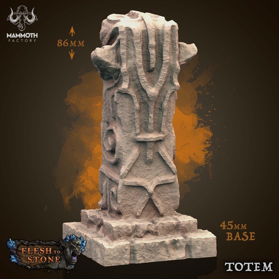 Totem Miniature for Dnd, DSA, Pathfinder, RPG – Flesh to Stone ...