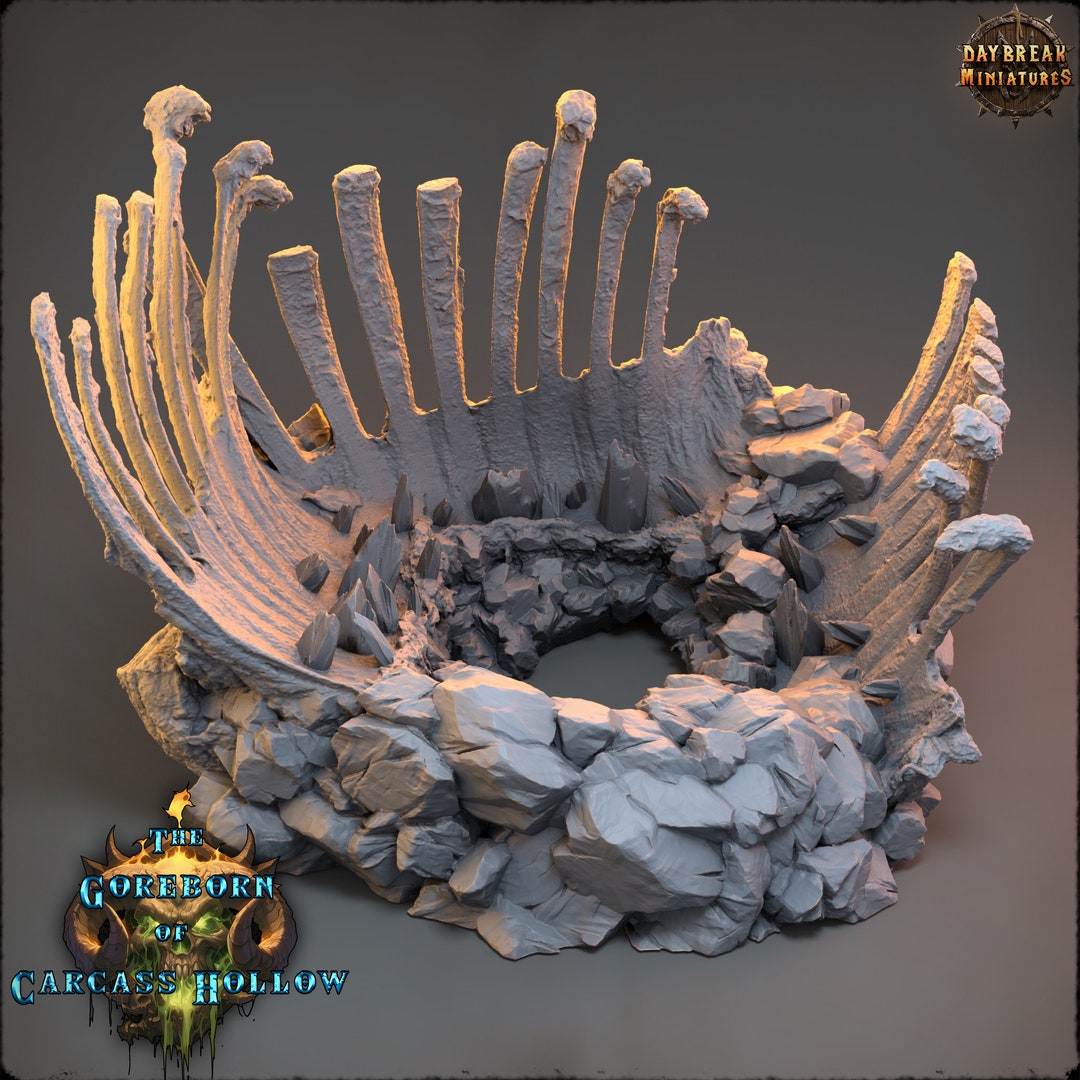 Marrow Mouth Miniature for Dnd, DSA, Pathfinder 28 Mm, 32 Mm, Resin ...