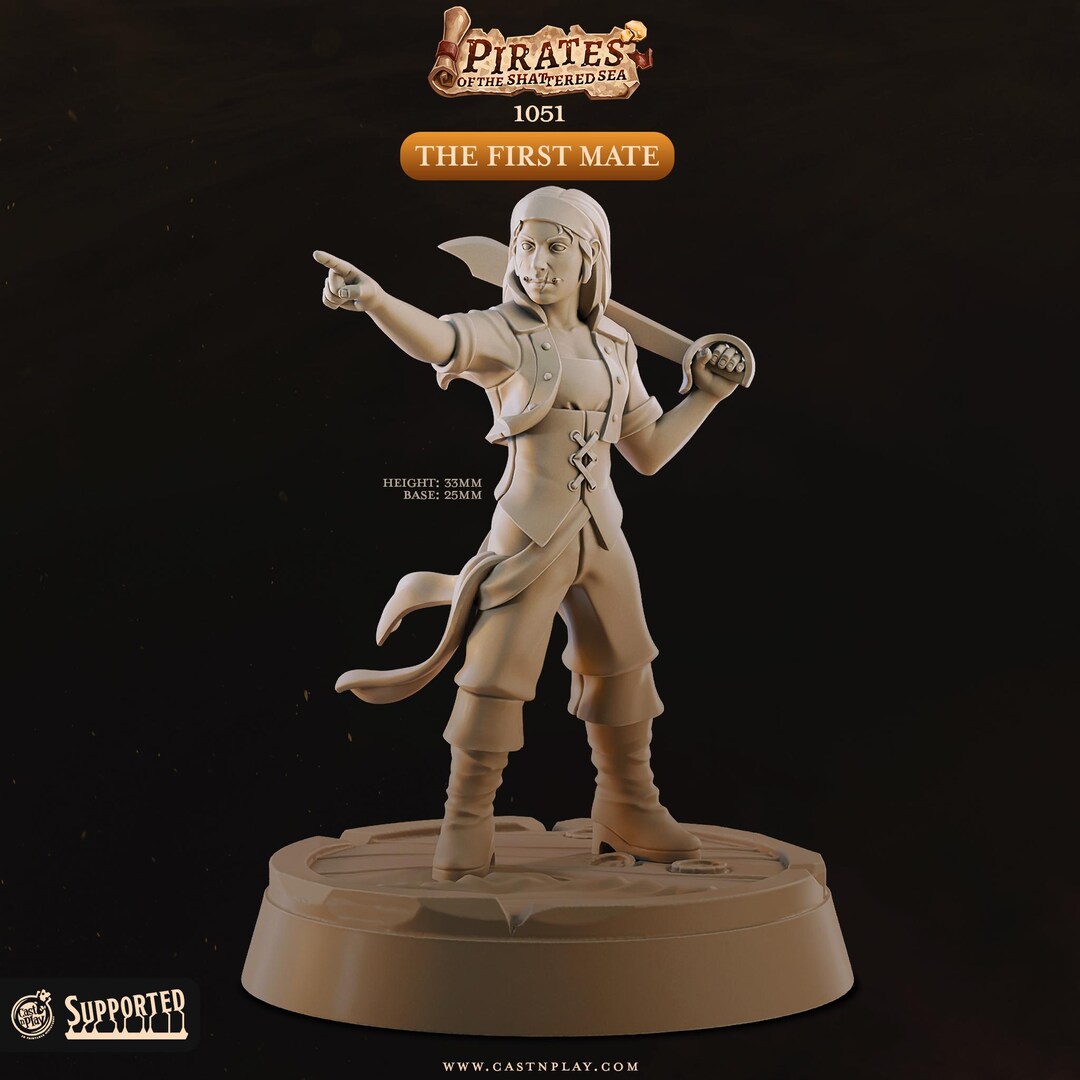 Sailor With Dagger - the First Mate - Pirates of the Shattered Sea ...