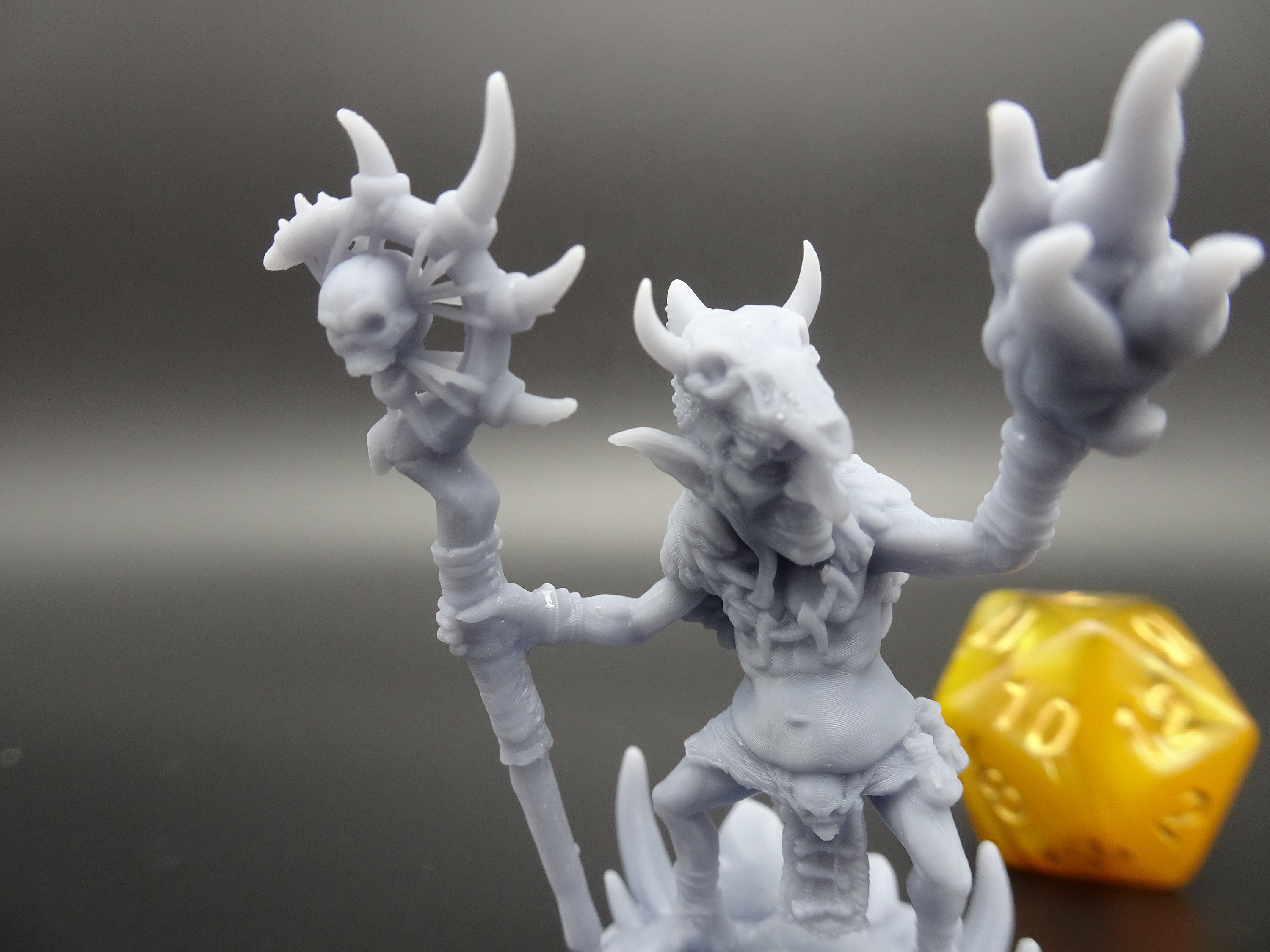 Goblin Shaman Miniature for Dnd, DSA, Pathfinder 28 Mm, 32 Mm, 36 Mm ...