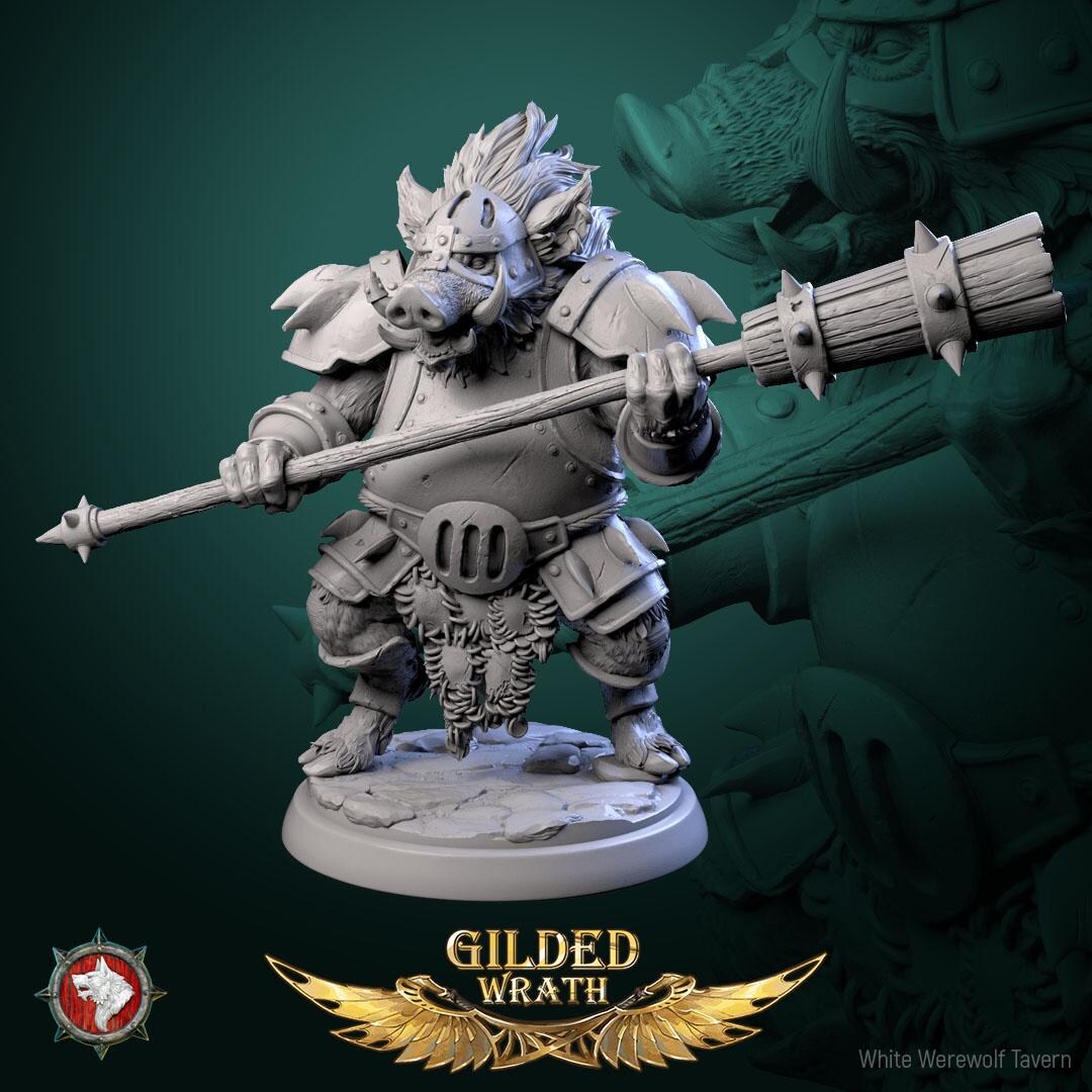 Iron Tusk Enforcer 6 - Sci-fi Miniature for Dnd, DSA, Pathfinder ...