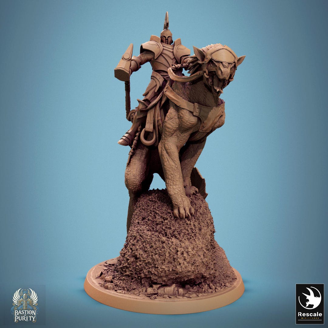 Solaris Panthera Chief Miniature for Dnd, DSA, Pathfinder 28 Mm, 32 Mm ...
