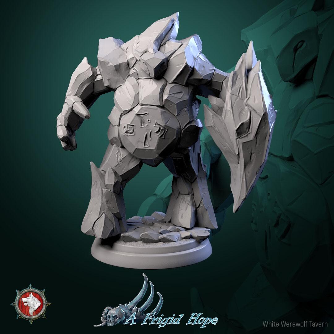Crysalith Guardian 1 Miniature for Dnd, DSA, Pathfinder Figure With ...