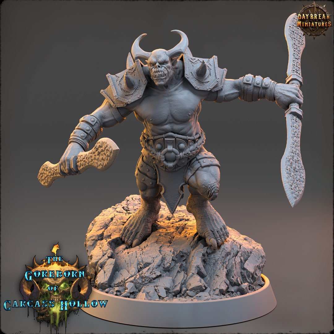 Demon Syathar Nolko Miniature for Dnd, DSA, Pathfinder 28 Mm, 32 Mm ...