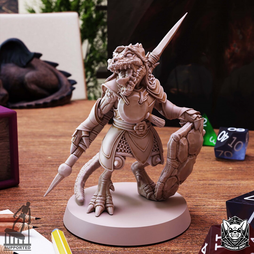 Kobold-armored-a Resin Miniatures Tabletop Dnd DSA and RPG Miniature 28 ...