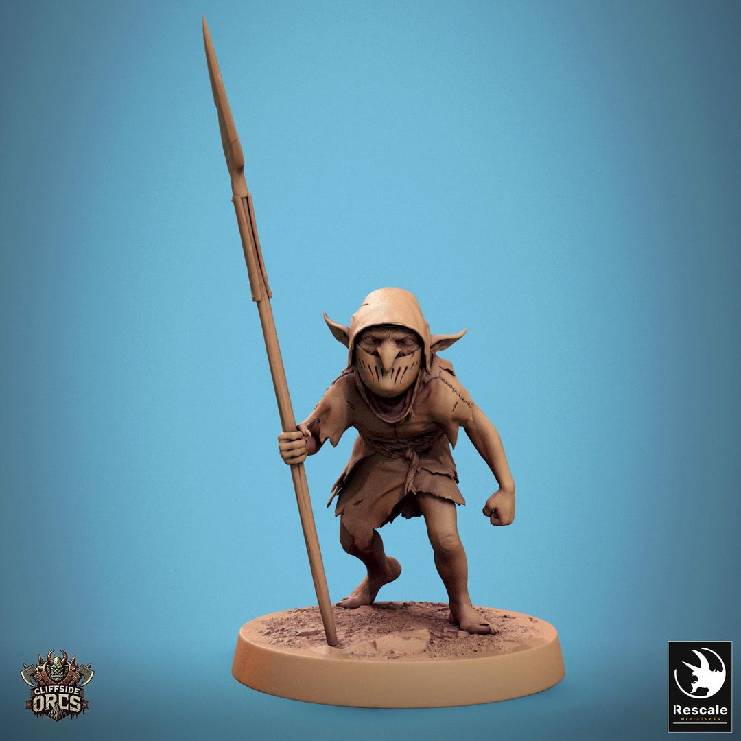 Goblin Stance - Miniature for Dnd, DSA, Pathfinder, RPG Tabletop Figure ...