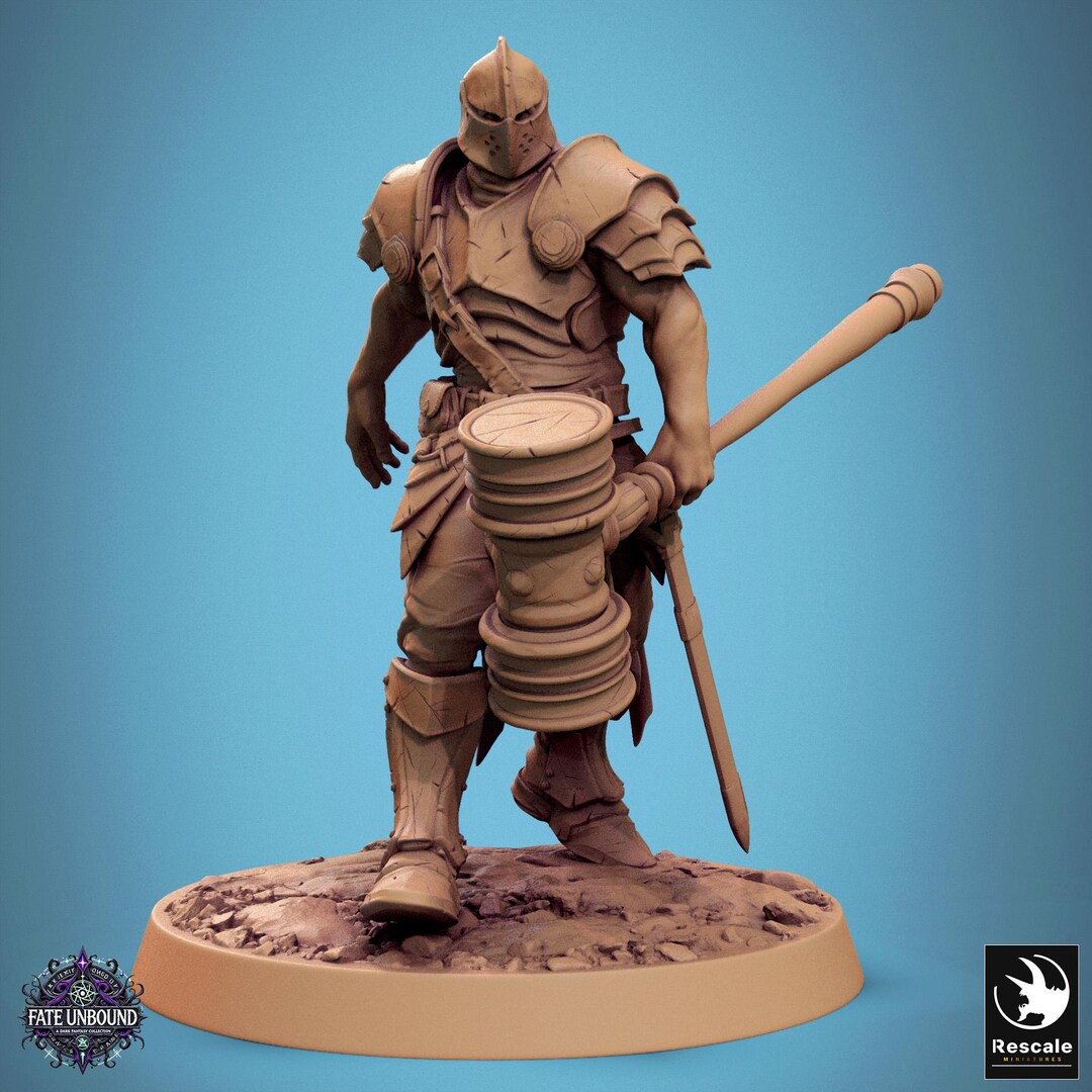 Knight of Valor Walk - Miniature for Dnd, DSA, Pathfinder, RPG Tabletop ...