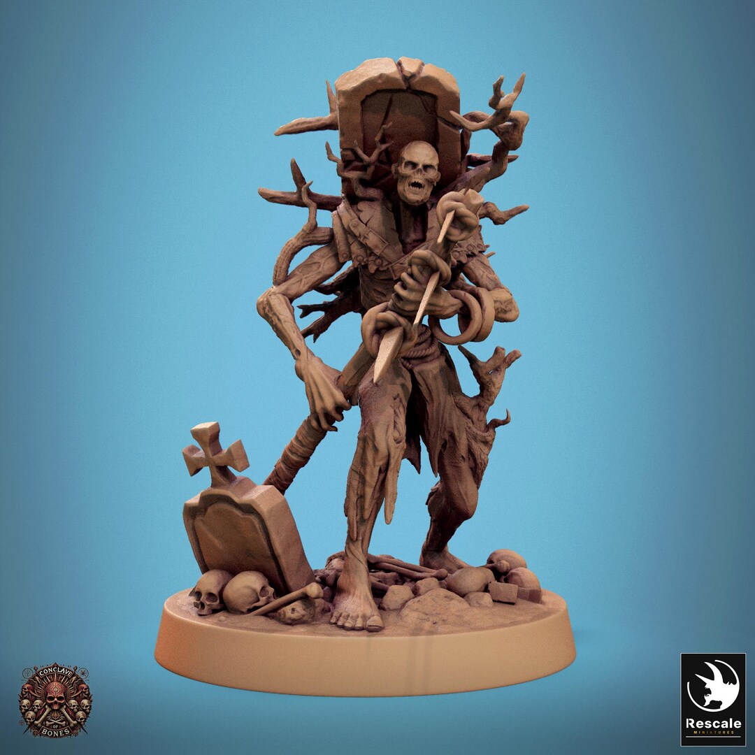 Zombie Check Miniature for Dnd, DSA, Pathfinder 28 Mm, 32 Mm, Resin ...