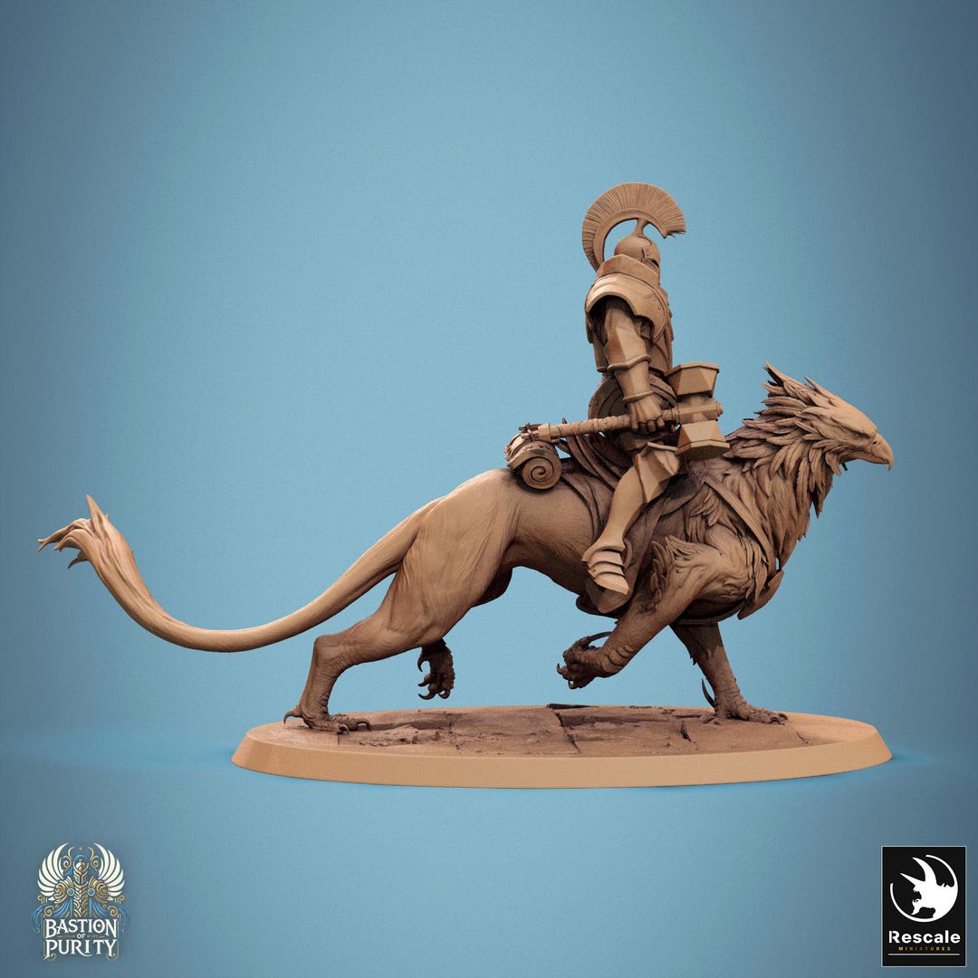 Gryph Trot Miniature for Dnd, DSA, Pathfinder 28 Mm, 32 Mm, Resin ...