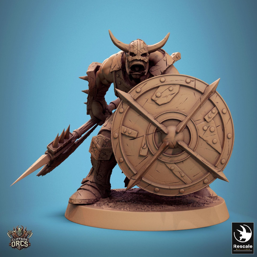 Infantry Orc Cry - Miniature for Dnd, DSA, Pathfinder, RPG Tabletop ...