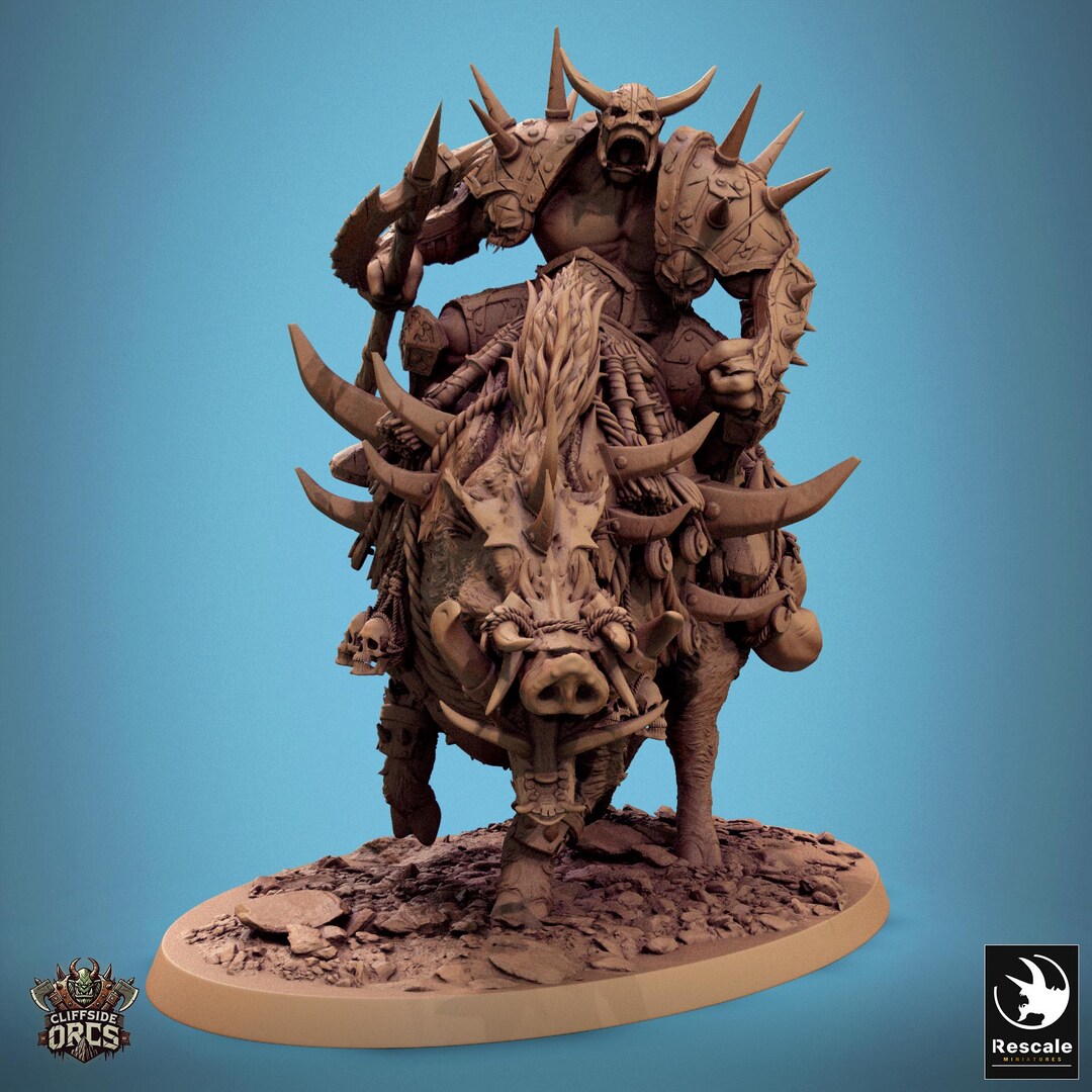 Boar Turn - Mount Miniature for Dnd, DSA, Pathfinder, RPG Tabletop ...