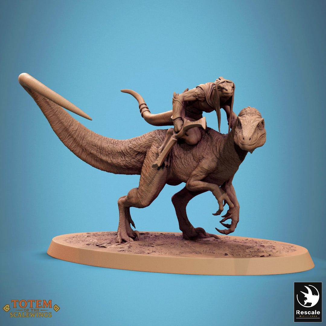Jurassic Velociraptor Look - Dinosaur Miniature for Dnd, DSA ...