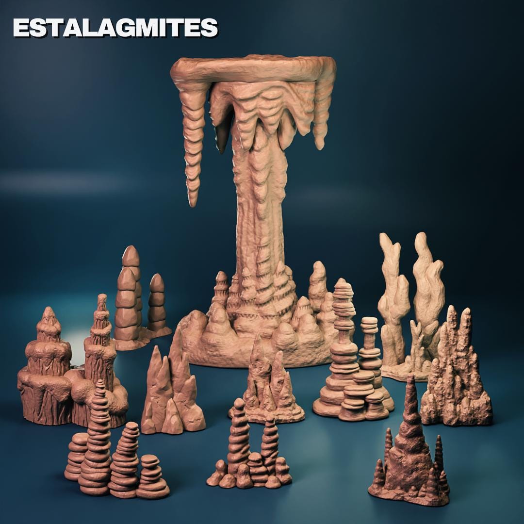 Estalagmites - Miniature for Dnd, DSA, Pathfinder, RPG Tabletop Figure ...