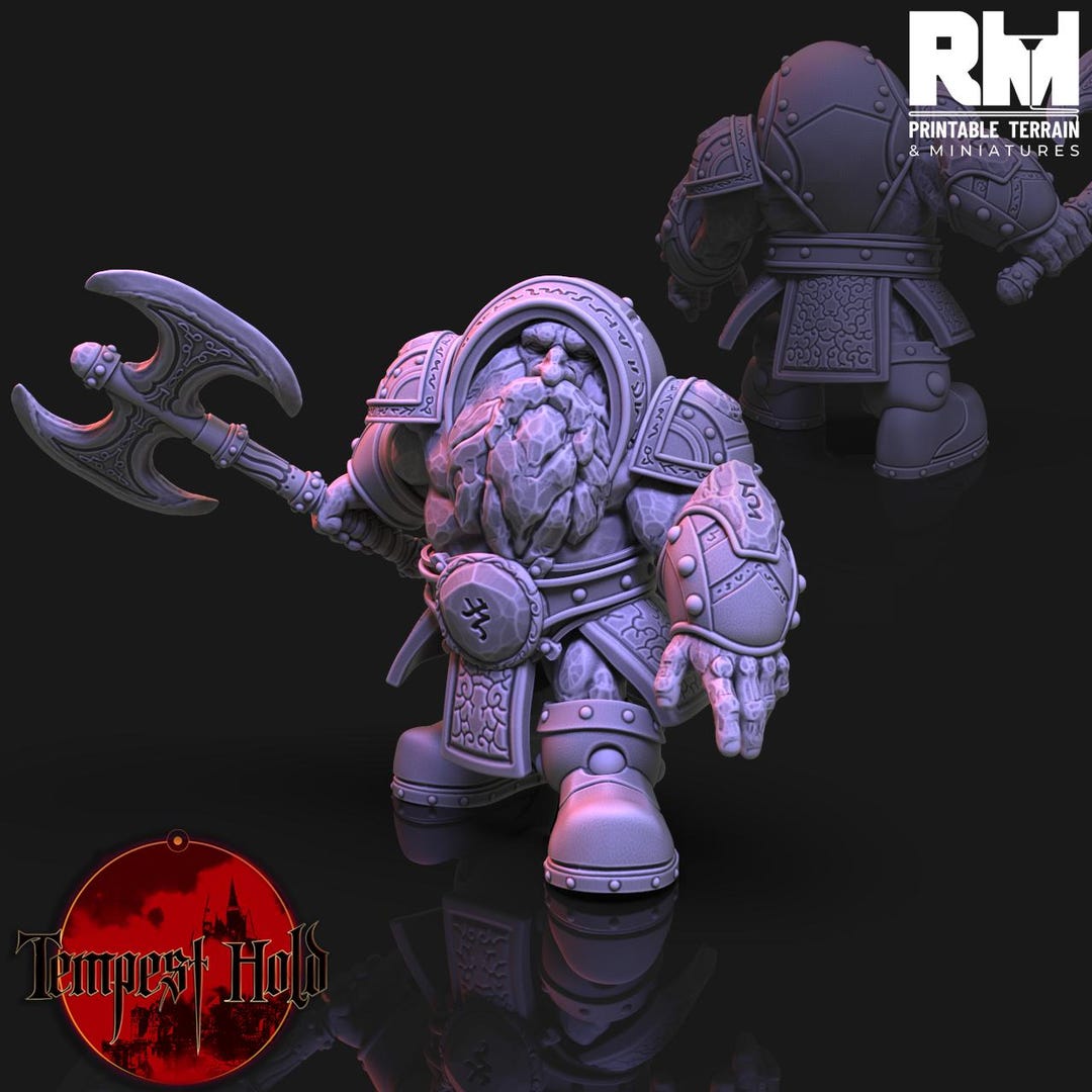 Mallakson Folk Stone Miniature for Dnd, DSA, Pathfinder 28 Mm, 32 Mm ...