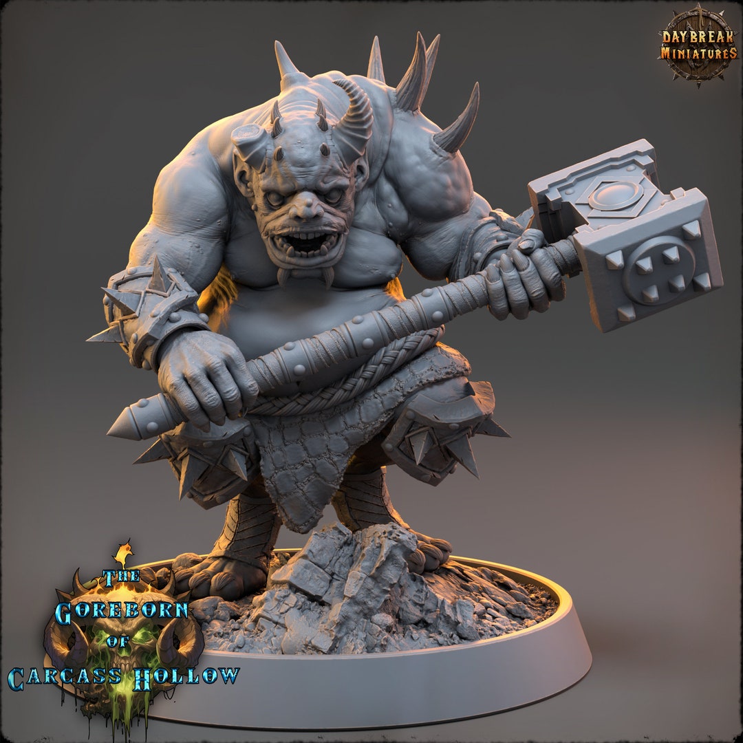 Demon Zarnok Vigo Miniature for Dnd, DSA, Pathfinder 28 Mm, 32 Mm ...