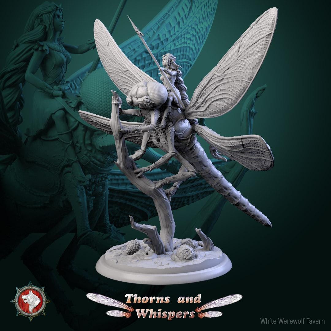 Dragon Wing Scout 2 - Miniature for Dnd, DSA, Pathfinder - Figures With ...