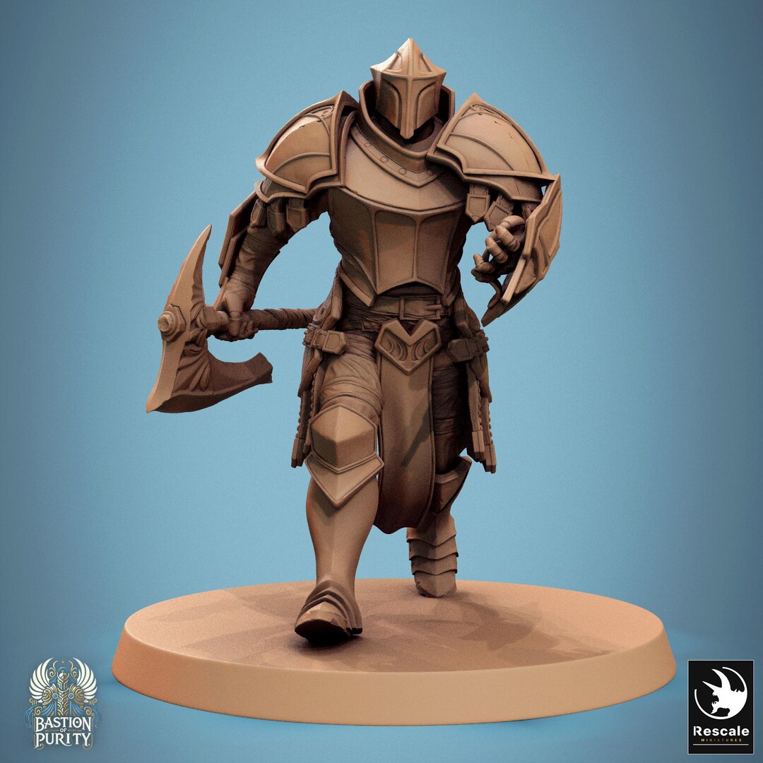 Aeterna Infantry Soldier - Miniature for Dnd, DSA, Pathfinder - Resin ...