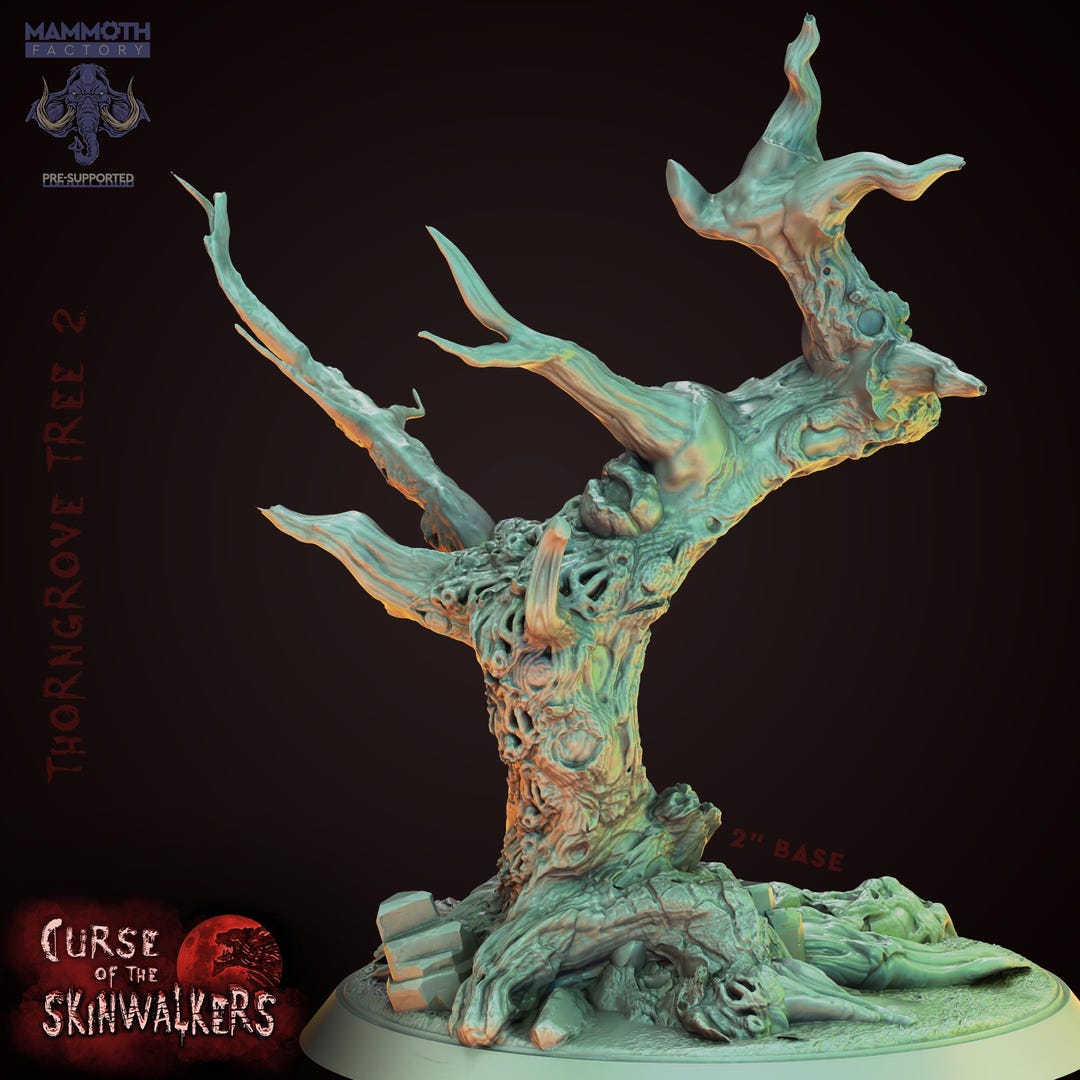 Terrain - Thorngrove Tree Miniature for Dnd, DSA, Pathfinder, RPG ...