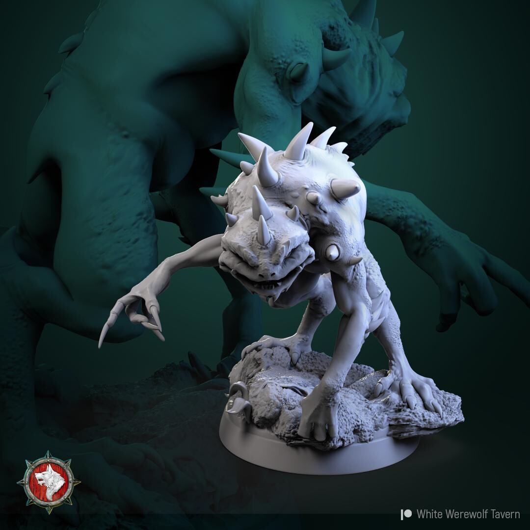 Frog Demon, Chaos Creature - Slaad 4 - the Unholy Trinity - White ...