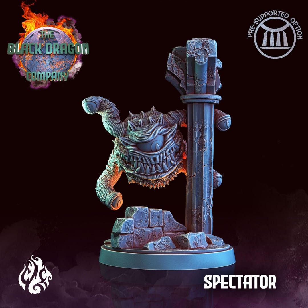 Spectator Beholder Miniature for Dnd, DSA, Pathfinder 28 Mm, 32 Mm ...