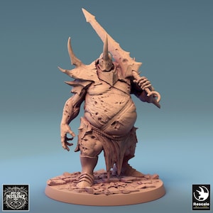 Executioner Sword A - Miniature for Dnd, DSA, Pathfinder - 28 Mm, 32 Mm ...