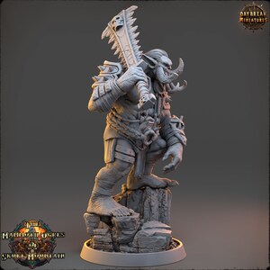 Lieutenant Mitrog- Tabletop Dnd Miniature - 28 Mm, 32 Mm With Matching ...
