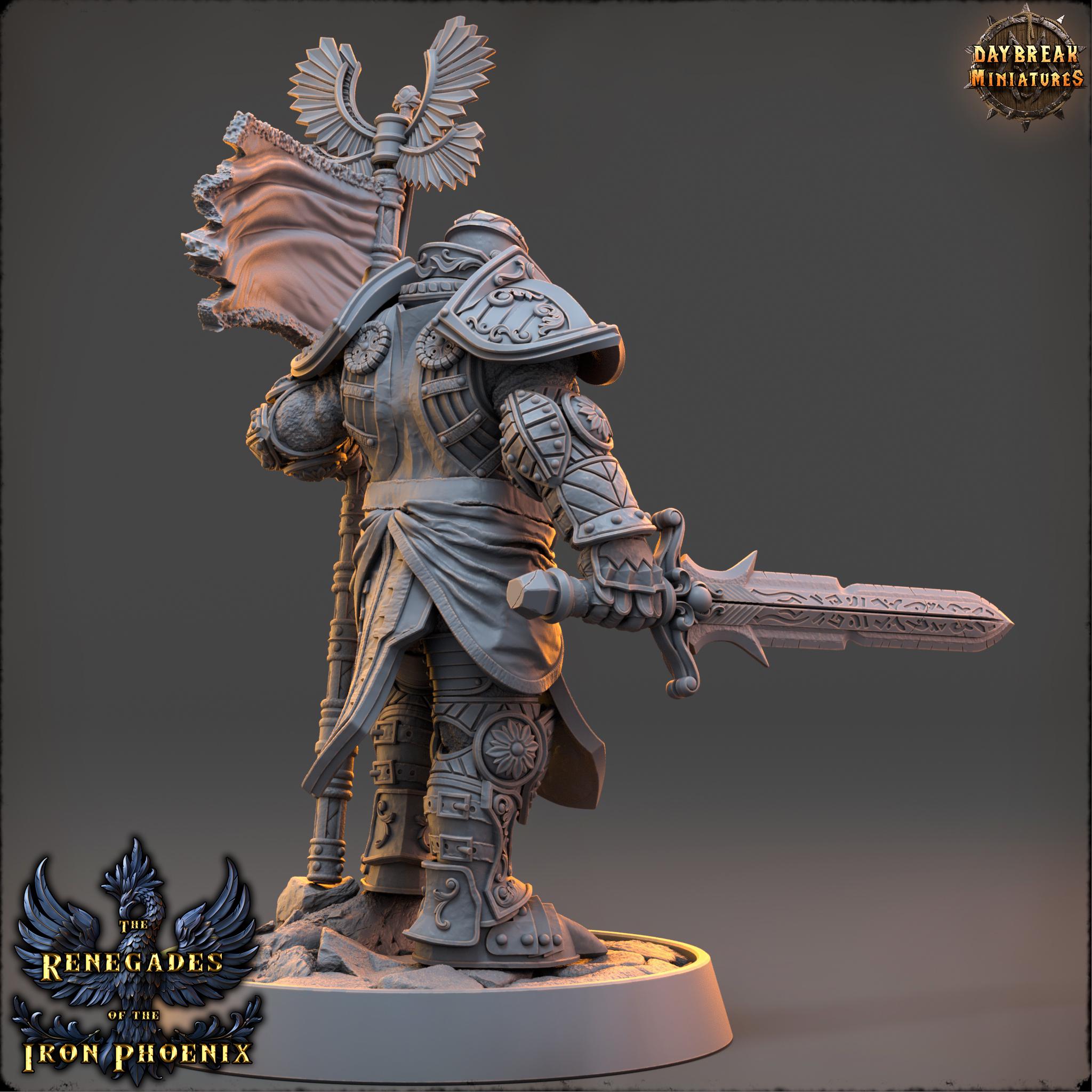 Capitaine Lucien Du Griffon Doré - Mini for Dnd, DSA, Pathfinder, 28 Mm ...
