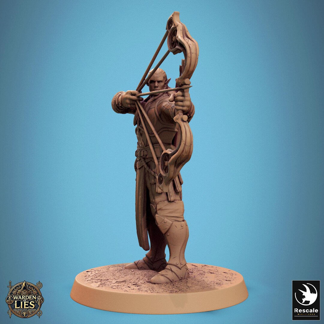Moon Elf Sentinel Shoot - Miniature for Dnd, DSA, Pathfinder, RPG ...