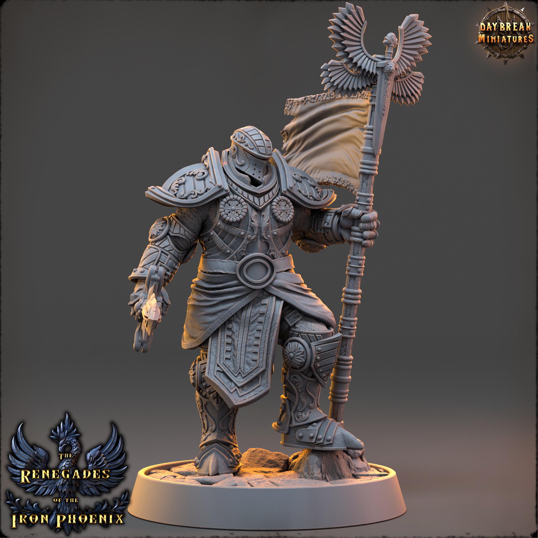Capitaine Lucien Du Griffon Doré - Mini for Dnd, DSA, Pathfinder, 28 Mm ...