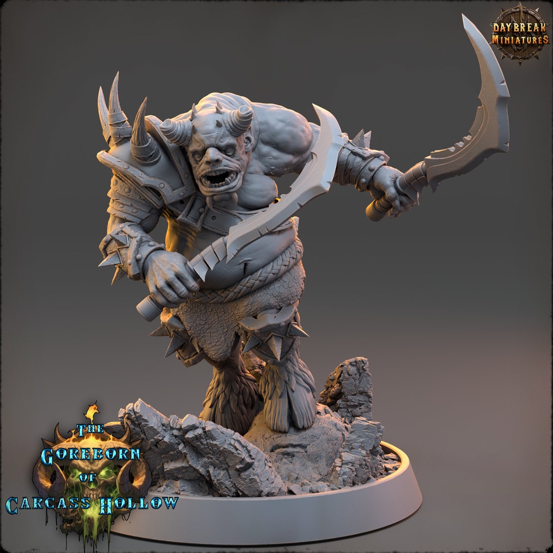 Demon Arraz Decza Miniature for Dnd, DSA, Pathfinder 28 Mm, 32 Mm ...