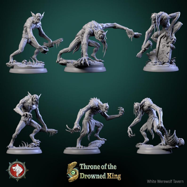 The Drowned Lurker 1 - Miniature for Dnd, DSA, Pathfinder - Figure With ...