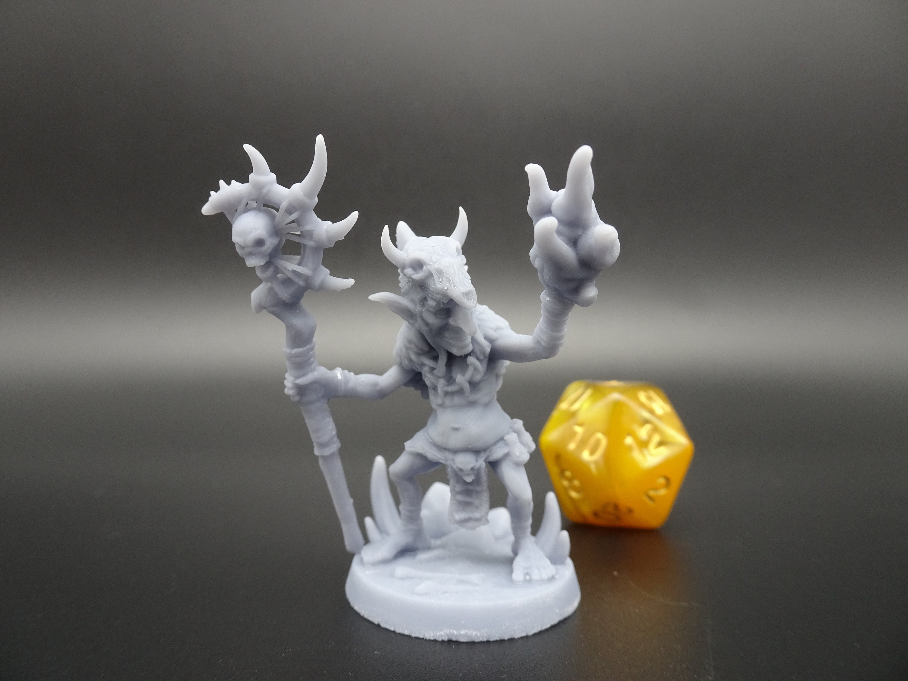Goblin Shaman Miniature for Dnd, DSA, Pathfinder 28 Mm, 32 Mm, 36 Mm ...