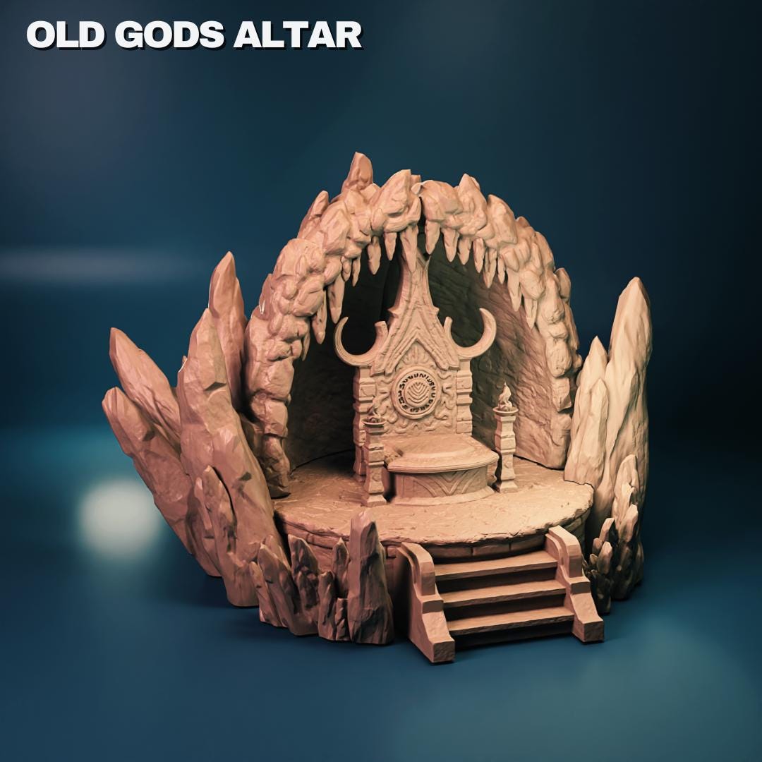 Old Gods Altar - Miniature for Dnd, DSA, Pathfinder, RPG Tabletop ...