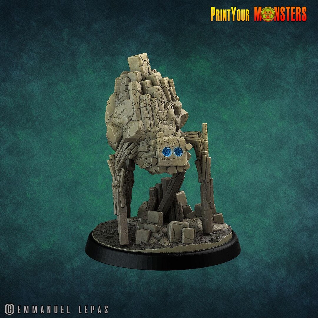 Elemental Mini Golem, Stone Structure - Basalt Terranid 3 - Basalts ...