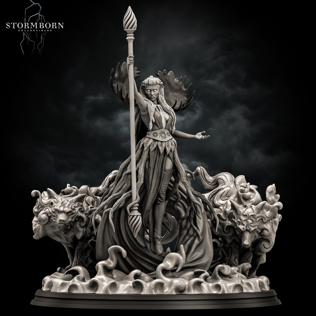Archdruid Valmoira - by Stormborn Collectibles - Tabletop Dnd Miniature ...