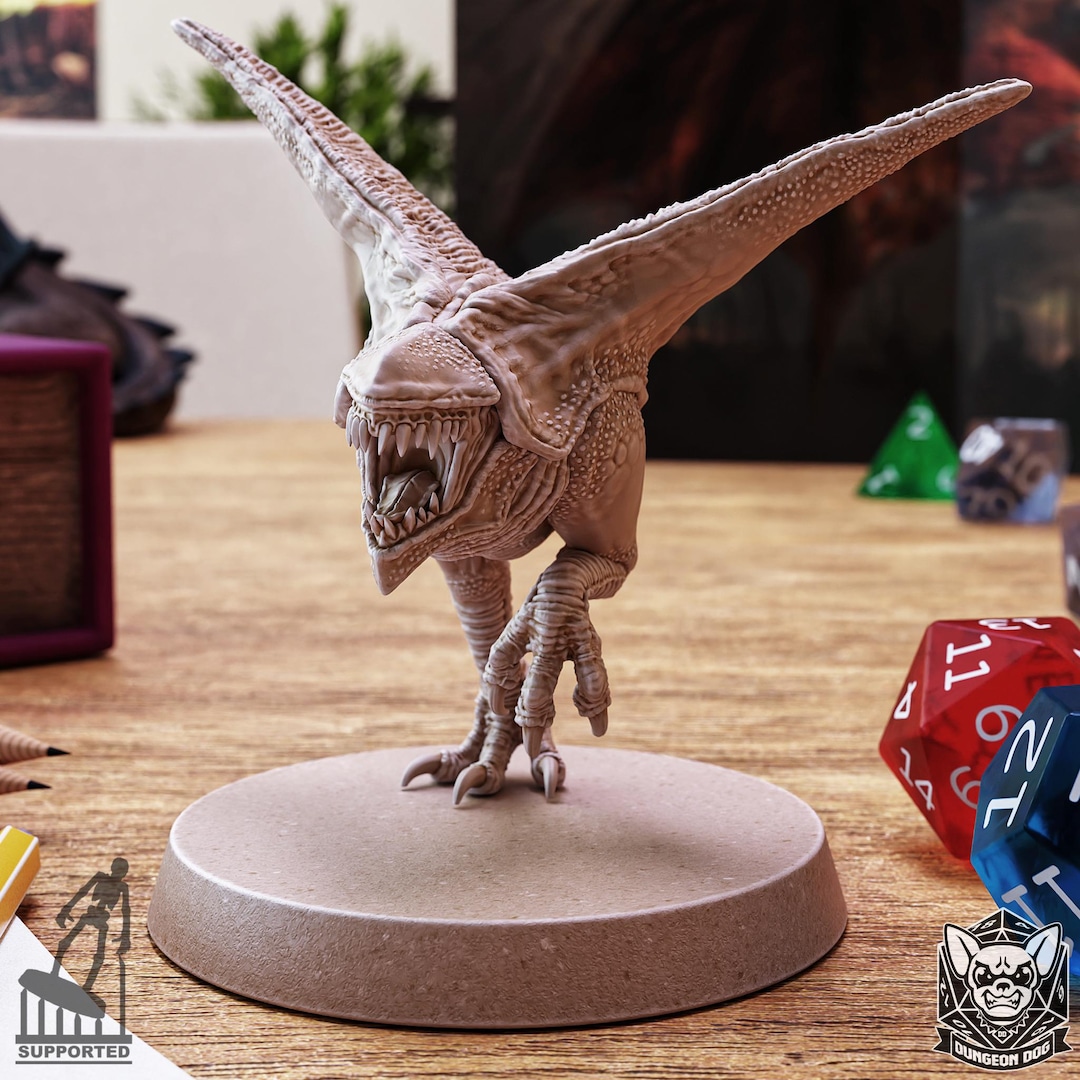 Abyssal Chicken D - Creature Miniature for Dnd, DSA, Pathfinder - 28 Mm ...