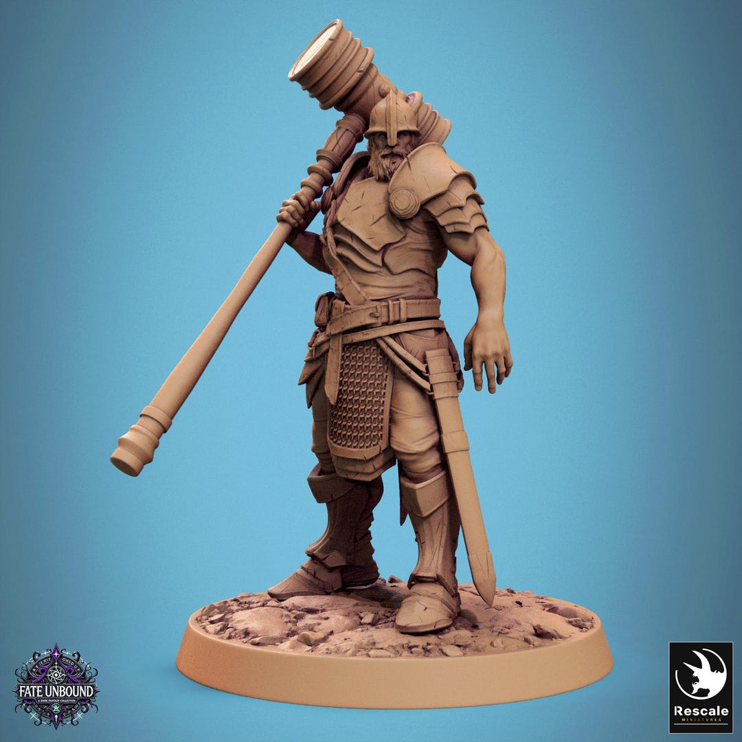 Knight of Valor Chief - Miniature for Dnd, DSA, Pathfinder, RPG ...