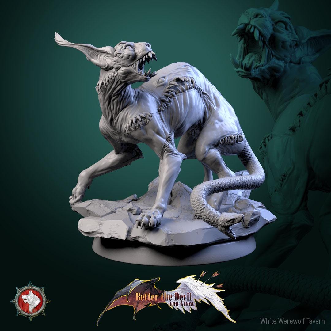 Hellcat 5 - Miniature for Dnd, DSA, Pathfinder - Figures With Base ...