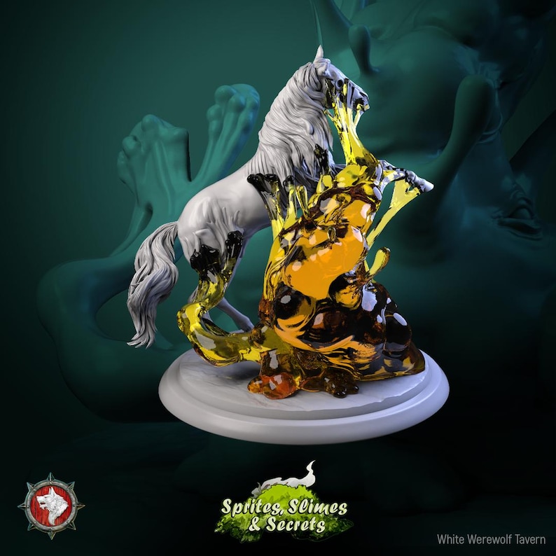 Jelly With Animals - Ooze Slime Trap Miniature for Dnd, DSA, Pathfinder ...