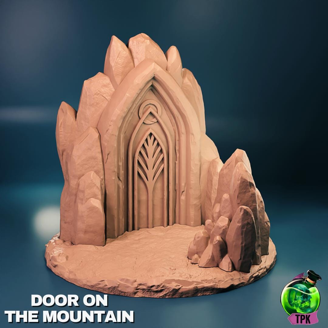 Door on the Mountain - Miniature for Dnd, DSA, Pathfinder, RPG Tabletop ...
