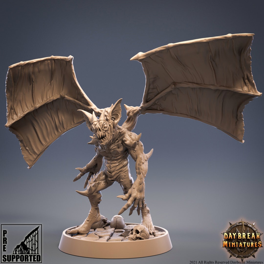 Vampire Blood Wing Faber Tabletop Dnd Miniature 28 Mm, 32 Mm With ...