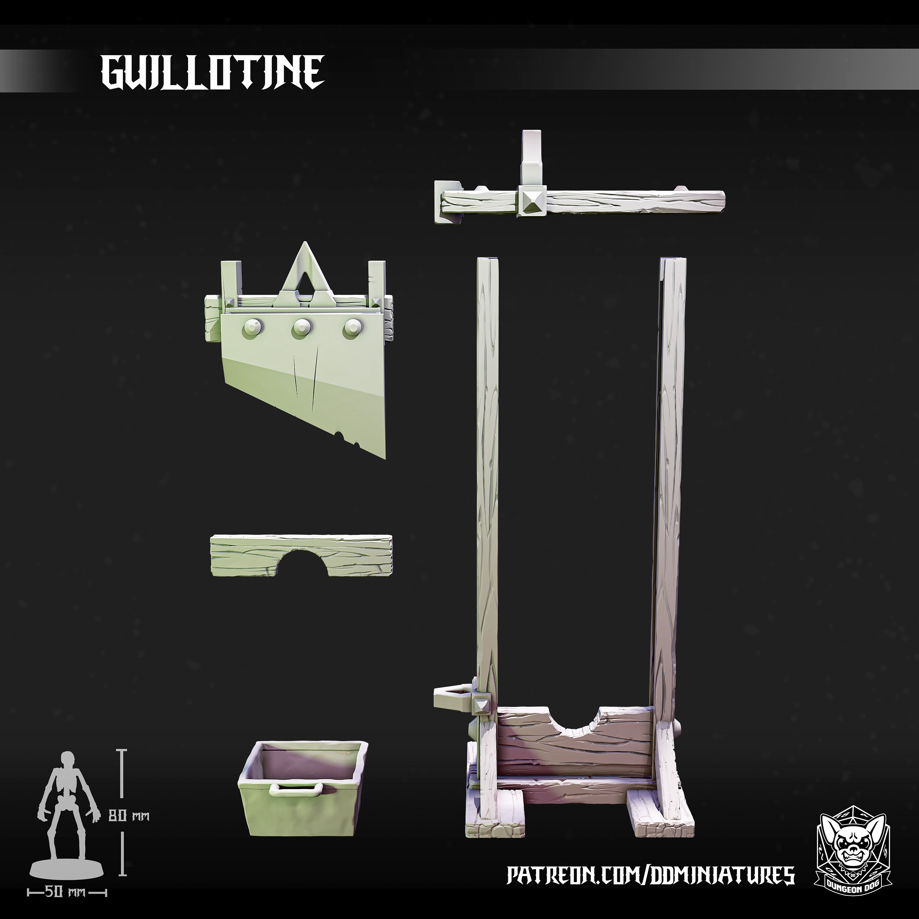 Guillotine Guillotine for Dnd DSA RPG Tabletop Games - Etsy