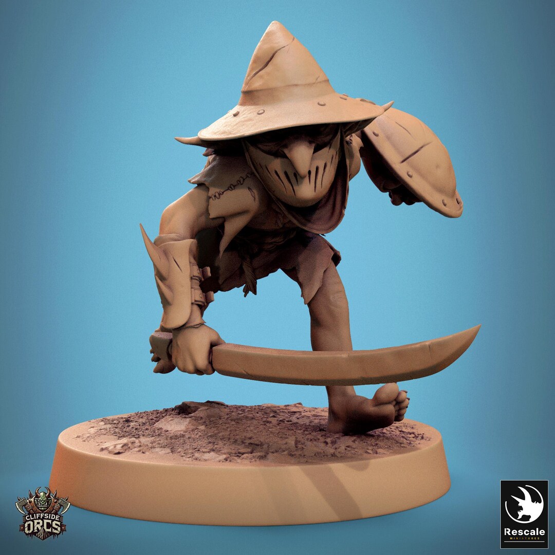 Goblin Run - Miniature for Dnd, DSA, Pathfinder, RPG Tabletop Figure ...