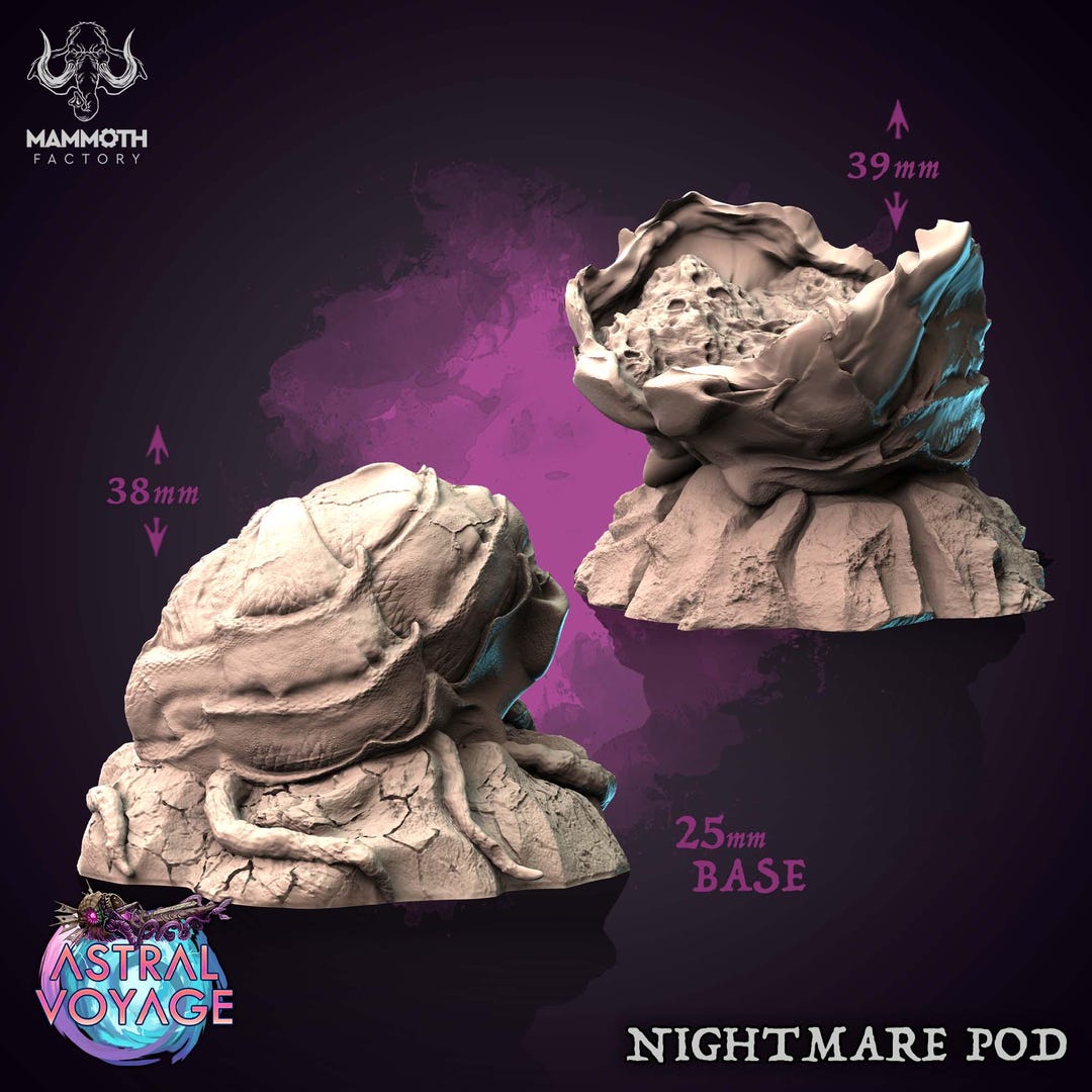 Nightmare Pods Miniature for Dnd, DSA, Pathfinder, RPG – Astral Voyage ...