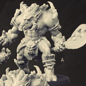 Chaos Troll - Barbarian Miniature for Dnd, DSA, Pathfinder, Tabletop ...