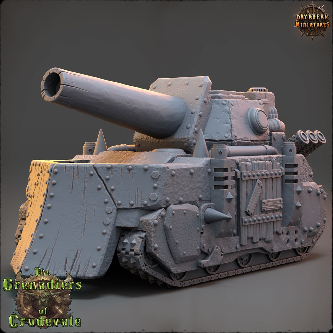 Calamity Tank Mark III - Miniature for Dnd, DSA, Pathfinder - 28 Mm, 32 ...