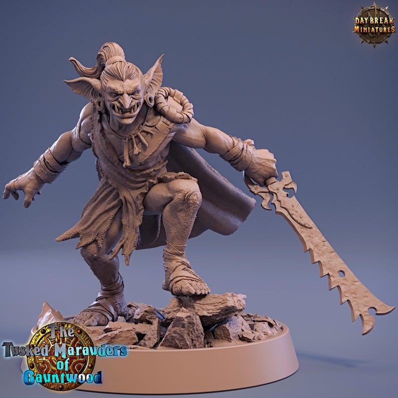 Goblin Bundle - the Tusked Marauders of Gauntwood - Daybreak Miniatures ...