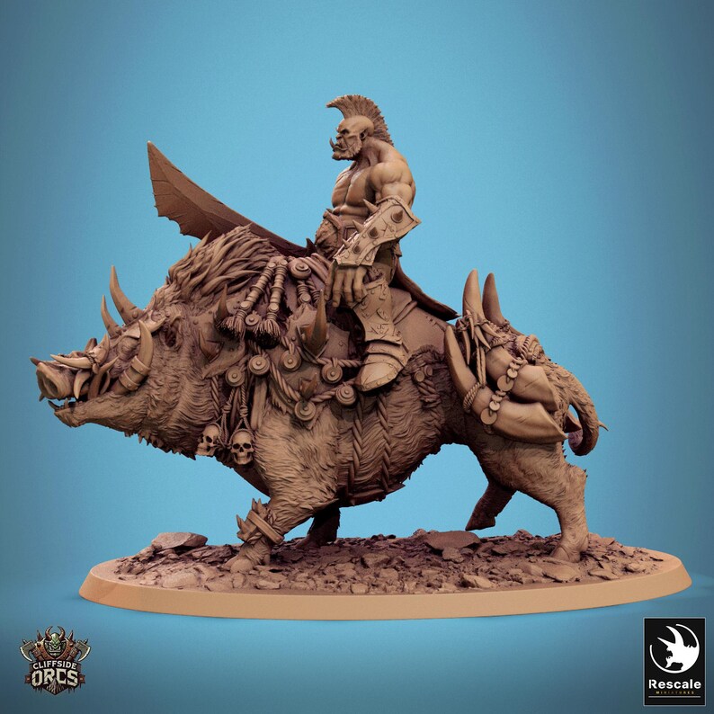 Boar Look - Mount Miniature for Dnd, DSA, Pathfinder, RPG Tabletop ...