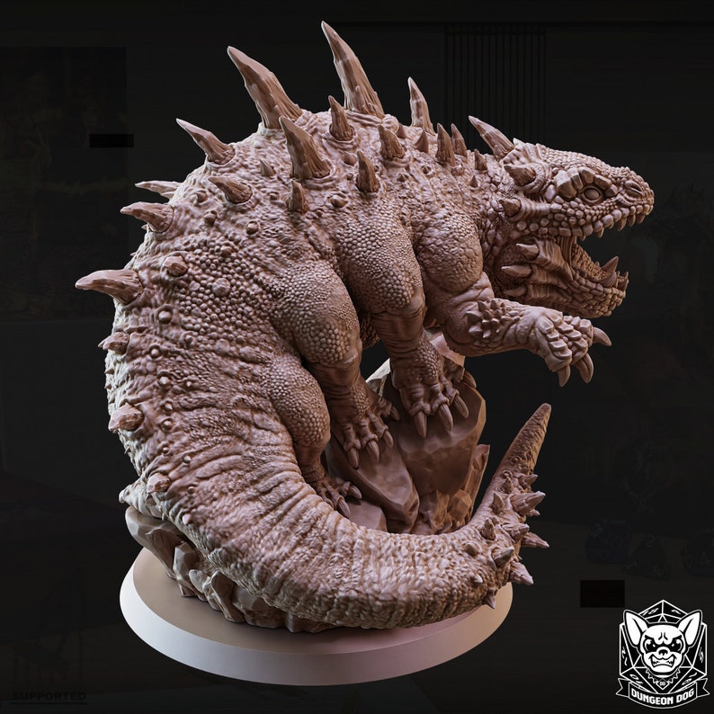 Basilisk - Monstrosity Miniature for Dnd, DSA, Pathfinder, RPG Tabletop ...