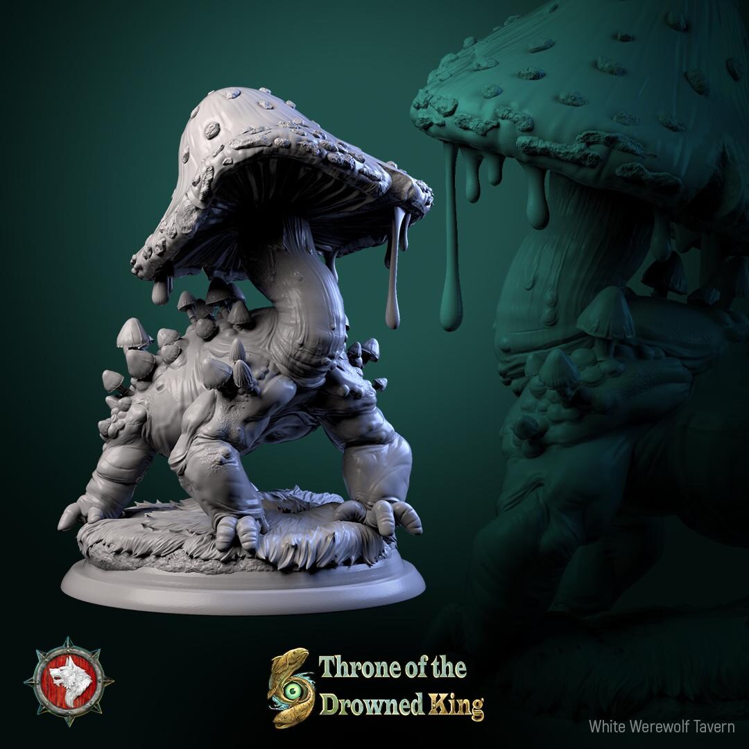 Fungal Hound - Miniature for Dnd, DSA, Pathfinder - Figure With Base ...